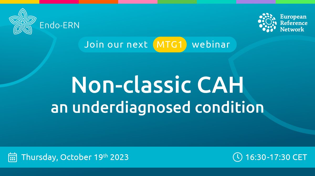 Save the date WEBINAR: Non-classic CAH - an underdiagnosed condition ...